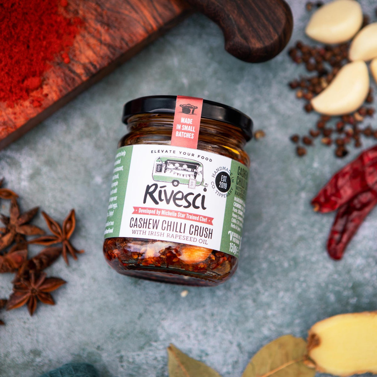 Cashew Chilli Crush (6 x 180g) – Rívesci